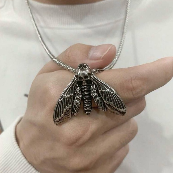 Accessories | Hannibal Death Moth Dark Butterfly Skeleton Skull Mothra ...